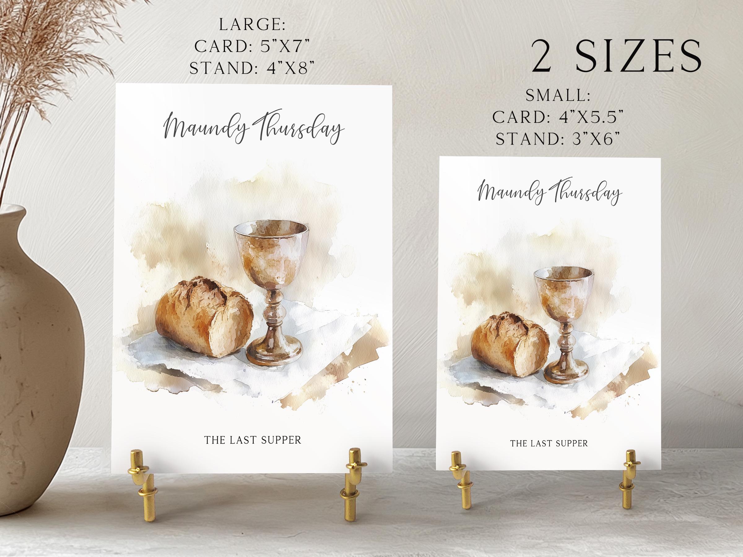 Christian Holy Week Easter Story Cards, Religious Easter Advent ...