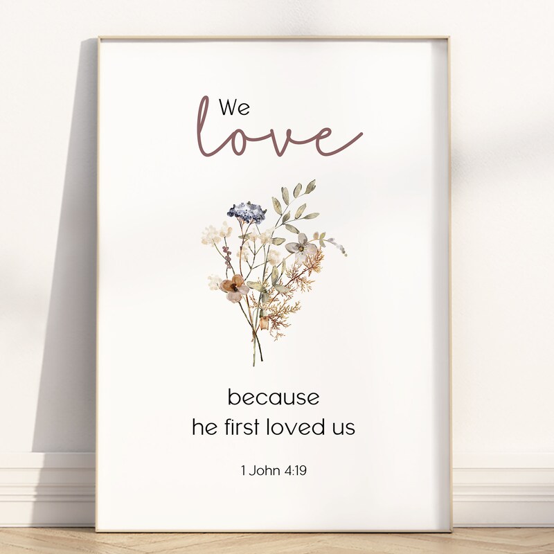 He First Loved Us - Etsy