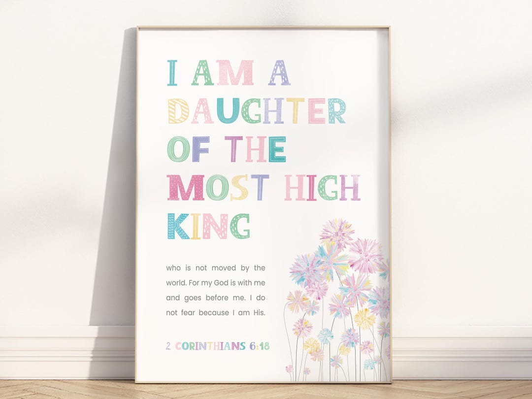 Bible Verse Daughter Of The King