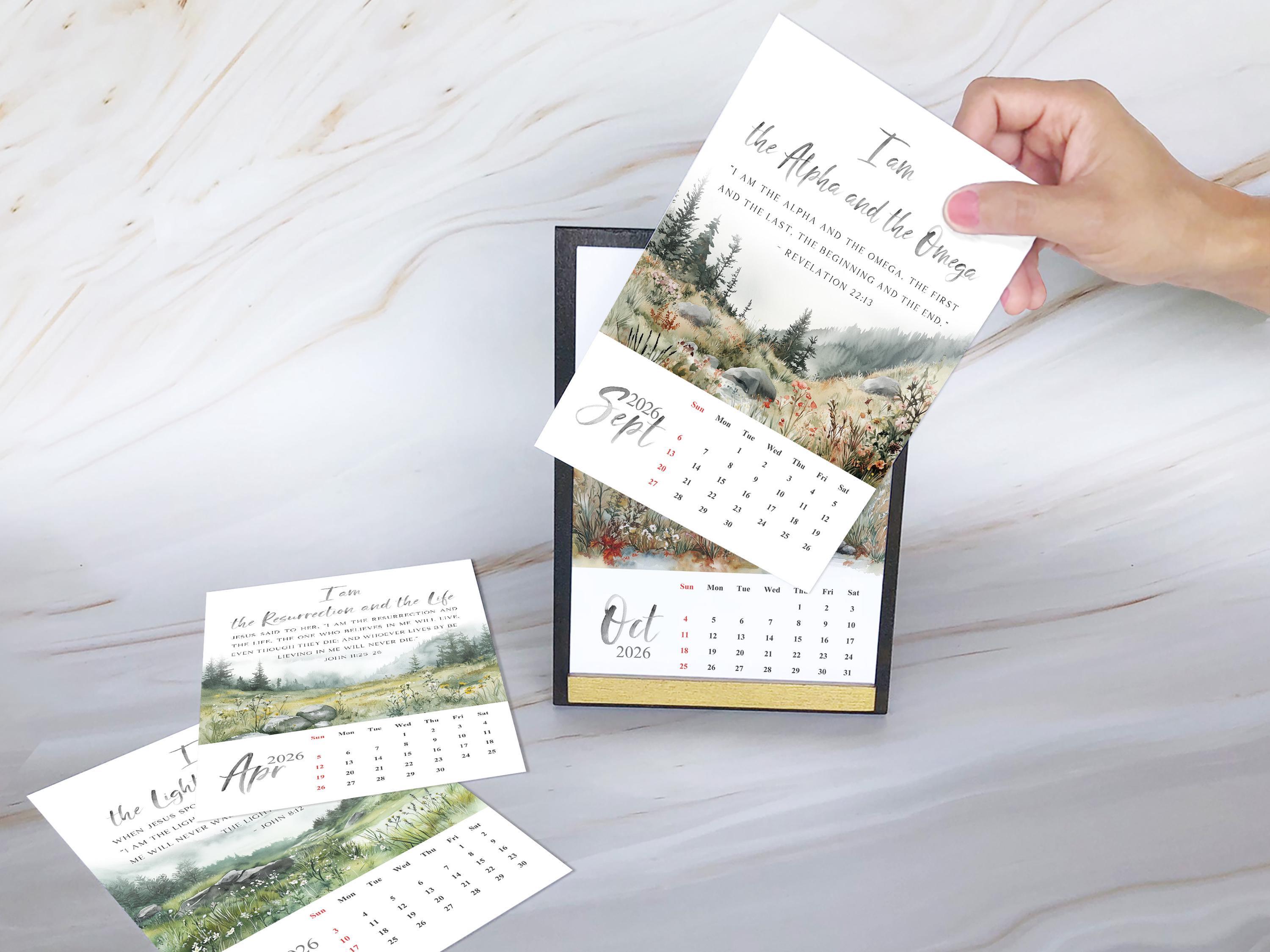 Christian Desk Calendar What A Year Calendar 2026, Encouraging Desk ...