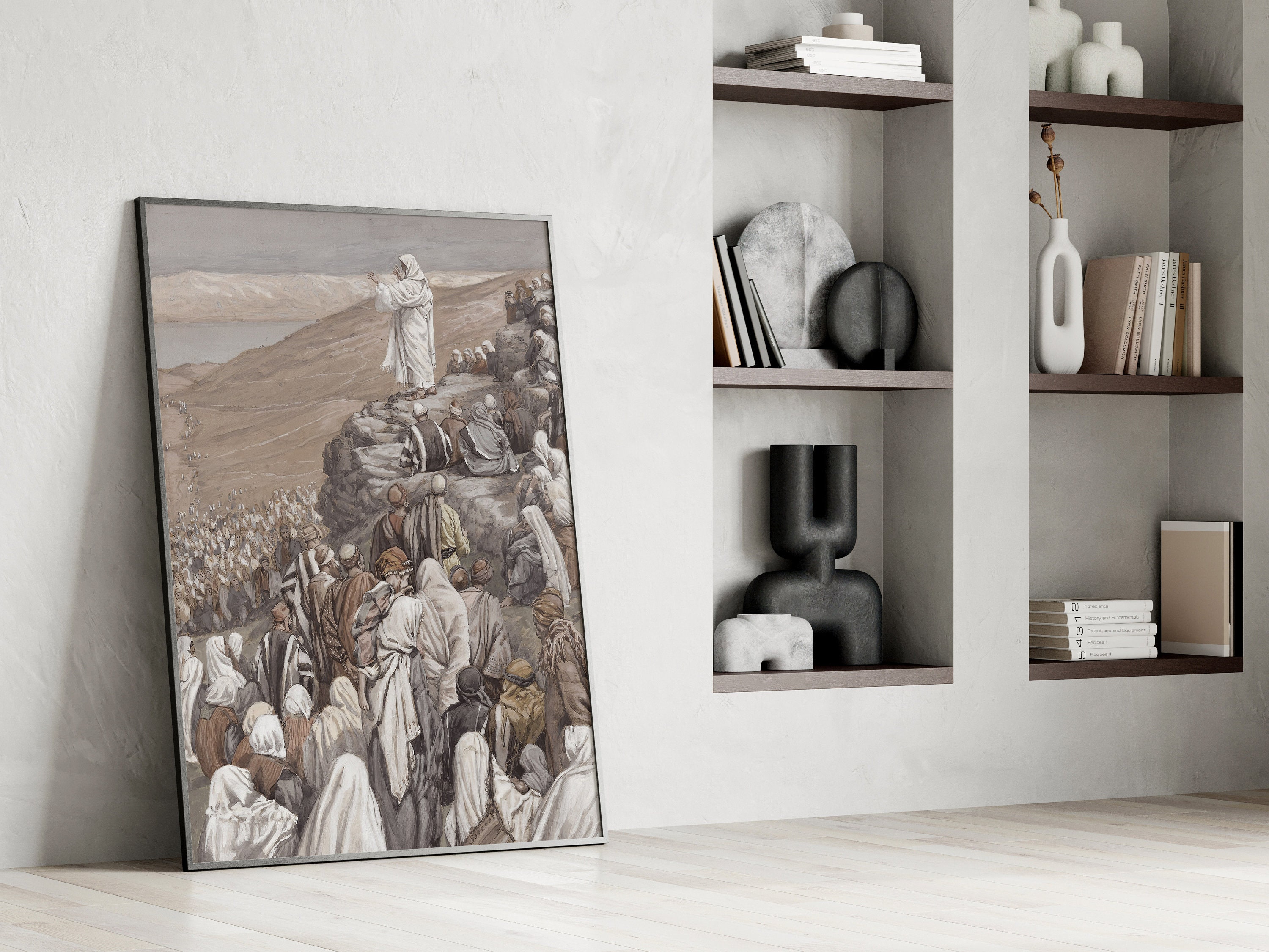 The Beatitudes Bible Verse Wall Art Poster/canvas Set of 2, Sermon on ...