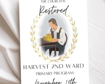 Editable Primary Presentation Invitation | LDS Primary Program ...