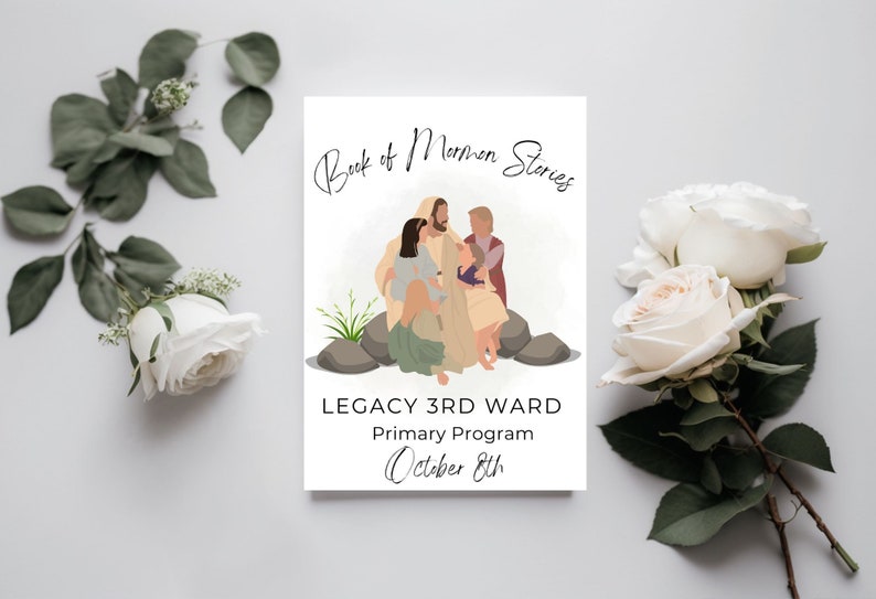 Editable Primary Presentation Invitation | Book of Mormon Heroes Theme ...