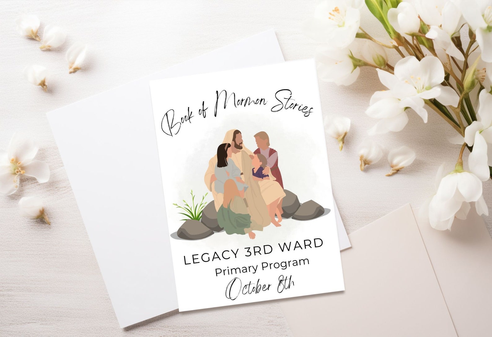 Editable Primary Presentation Invitation | Book of Mormon Heroes Theme ...