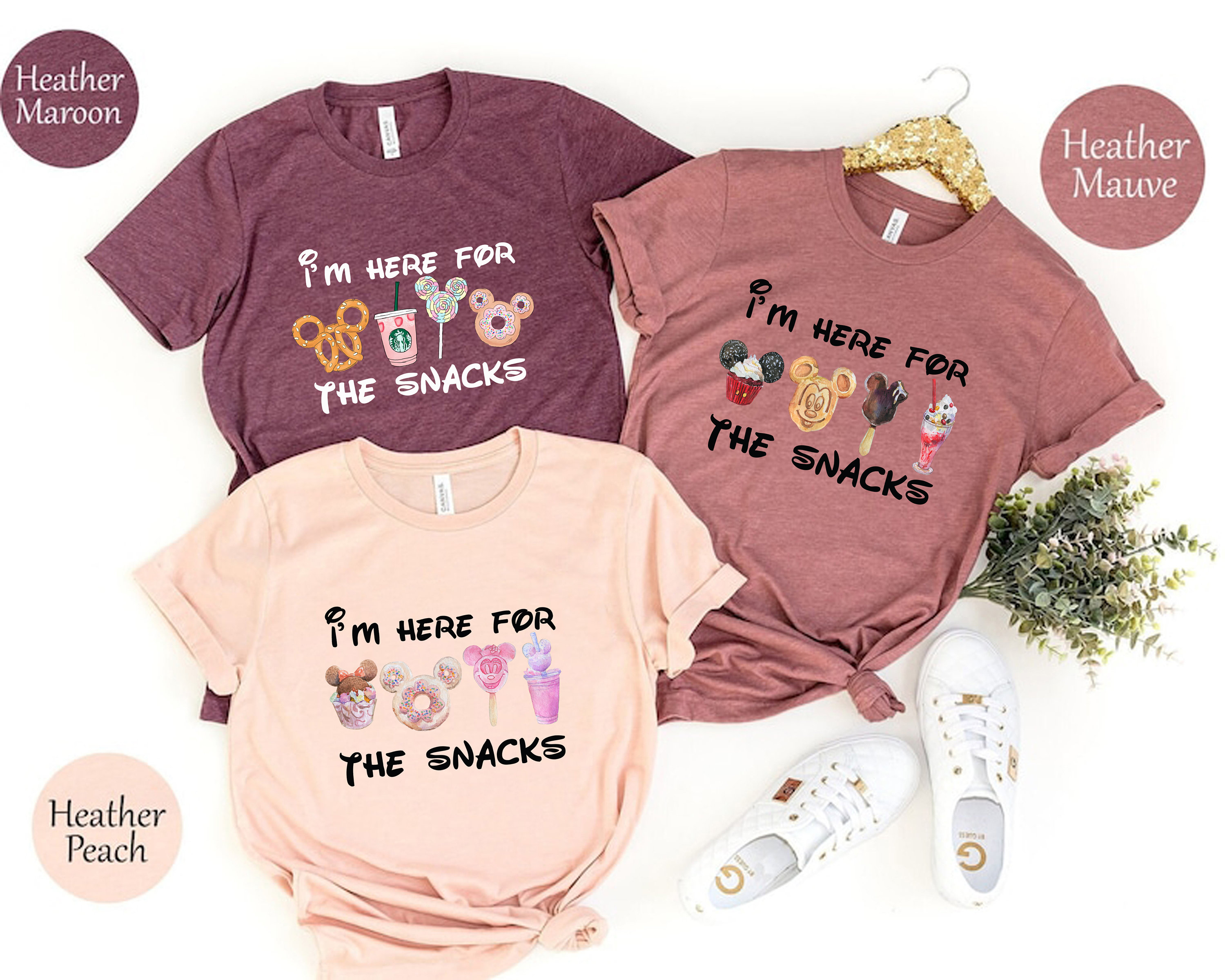 I'm Here for the Snacks, I Am Here for the Drinks, Family Matching ...