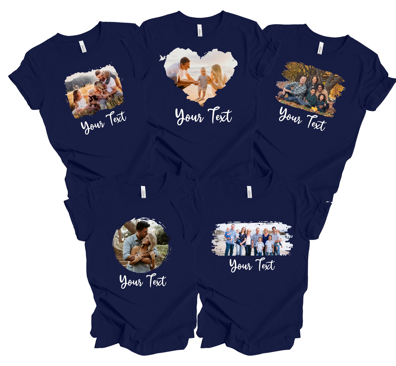 Custom Photo Shirt: Personalized Family Picture Tee - Etsy
