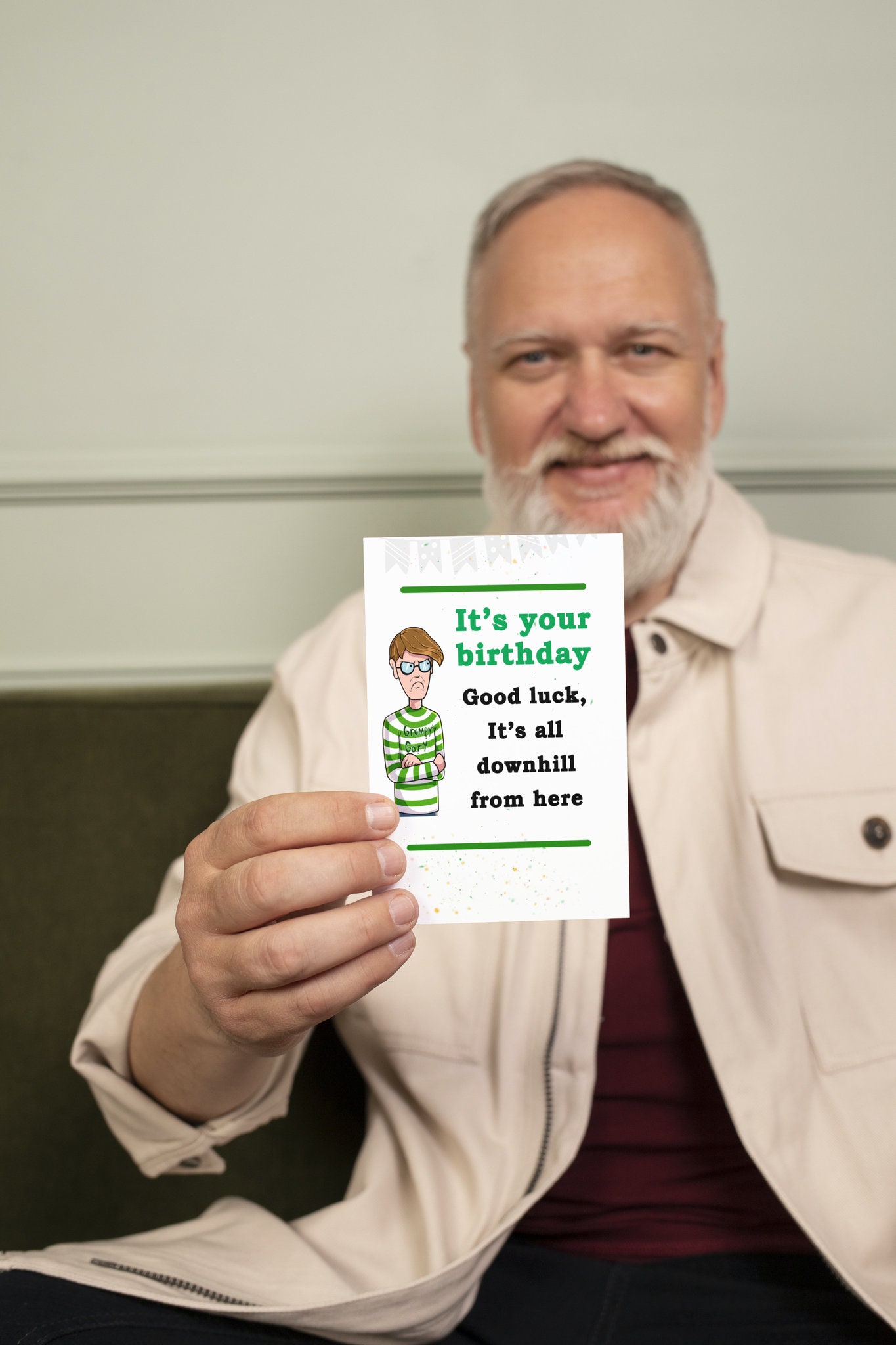 Grumpy Gary's Funny Birthday Cards: Make Your Grump Smile! - Etsy