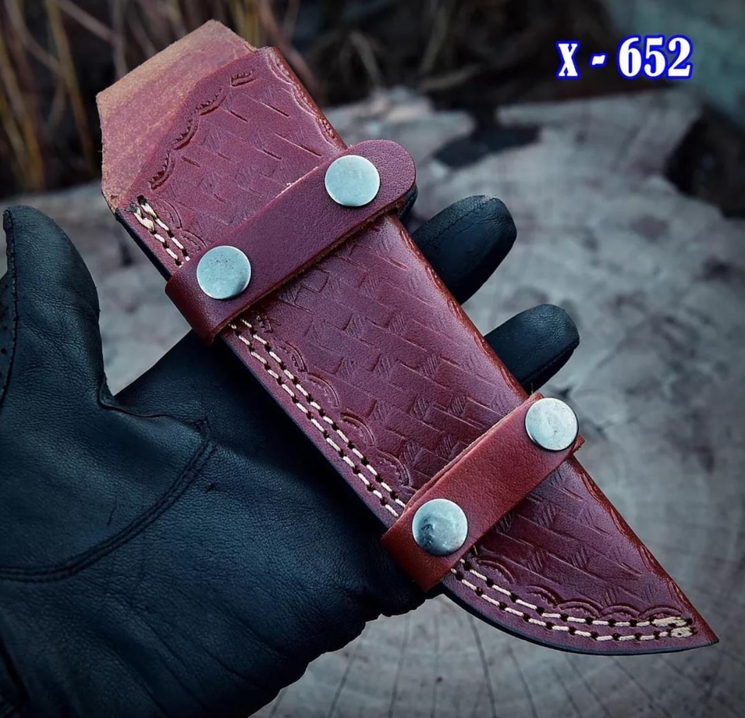 Handmade Fixed Blade Knife Sheath, Knife Sheath, Custom Knife Sheath ...