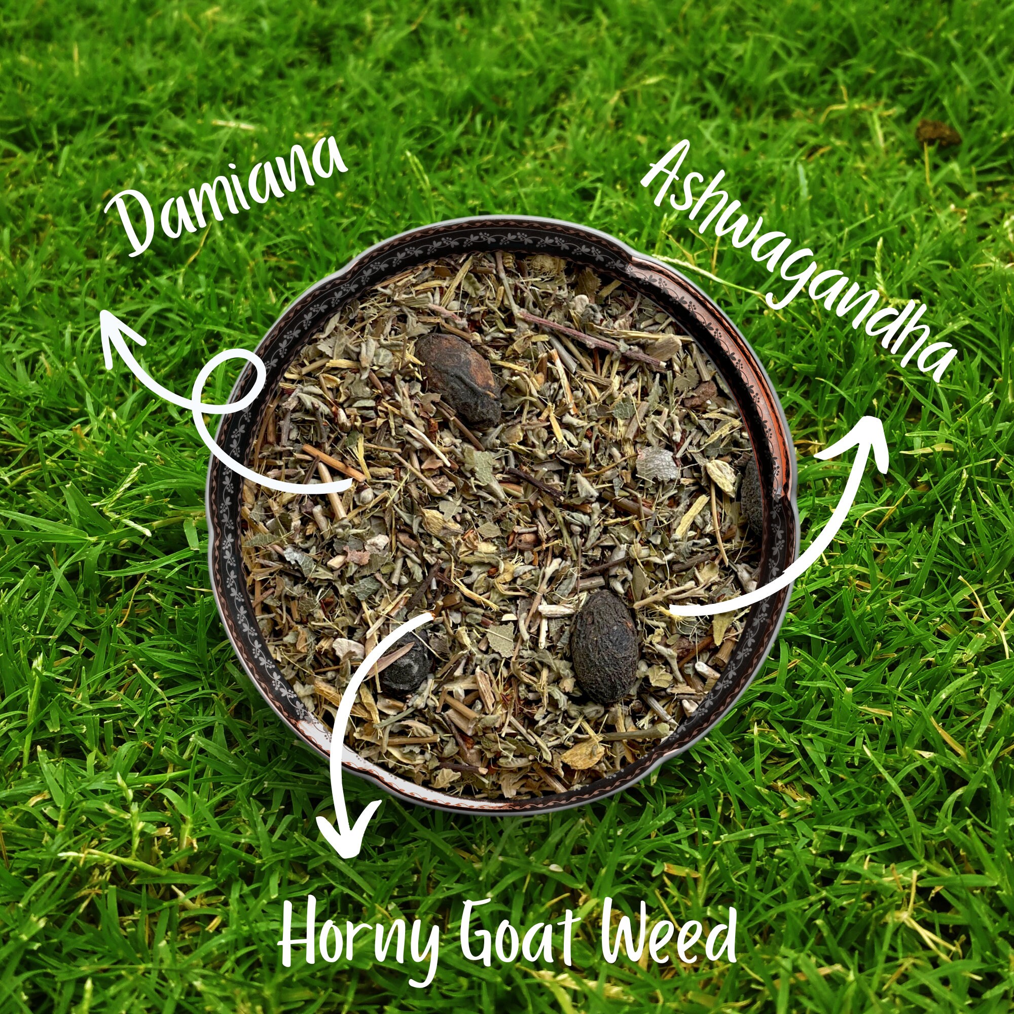 Intimacy, Romance Loose Tea Leaves damiana, Ashwagandha Organic Loose ...