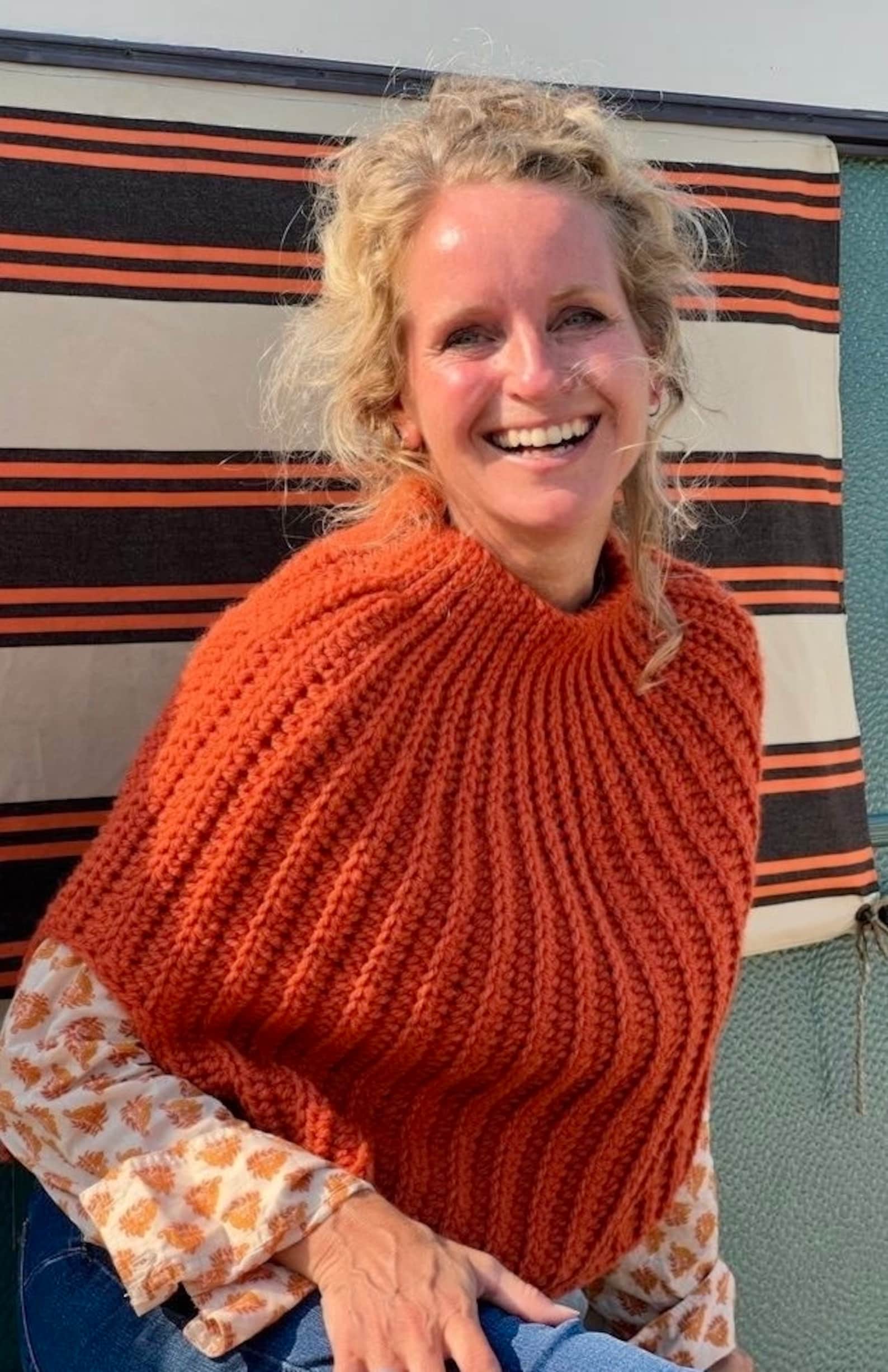 Crochet Pattern Poncho / Crochet Pattern Sleeveless Cardigan dutch ...