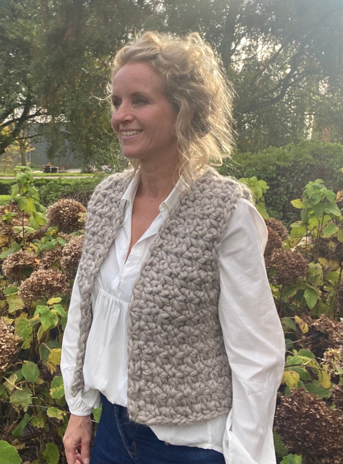 Haakpatroon gilet / haakpatroon mouwloos vest (Nederlands patroon ...