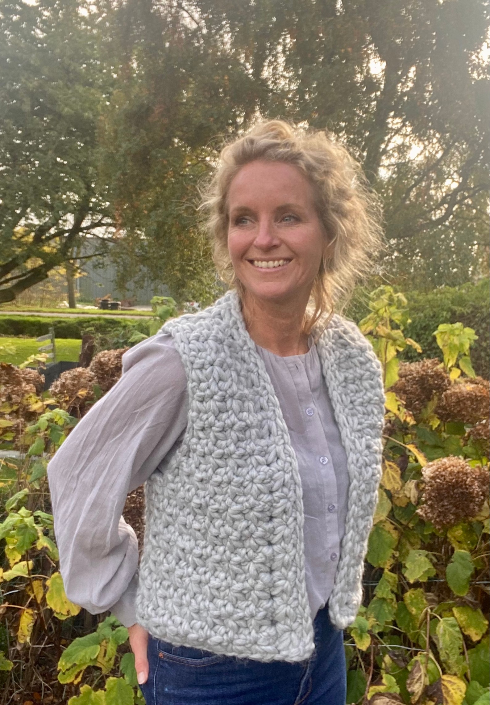 Haakpatroon gilet / haakpatroon mouwloos vest (Nederlands patroon) - Etsy Nederland