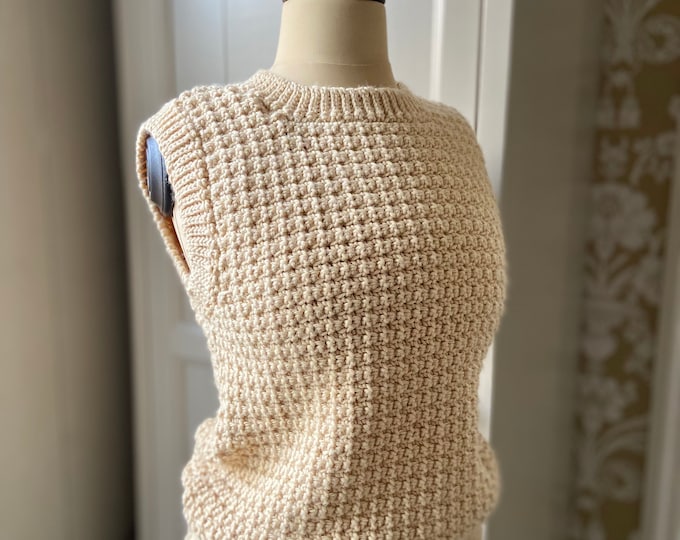 Haakpatroon gilet / haakpatroon mouwloos vest Nederlands patroon - Etsy ...