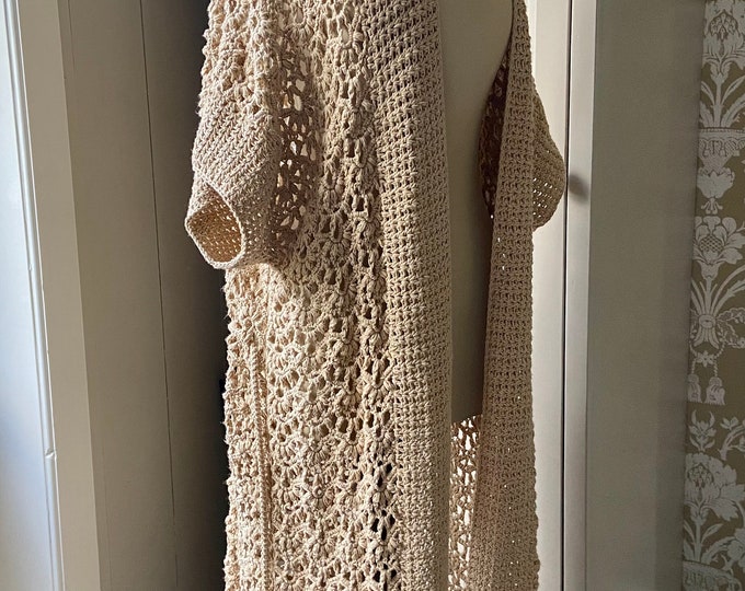 Haakpatroon gilet / haakpatroon mouwloos vest Nederlands patroon - Etsy ...