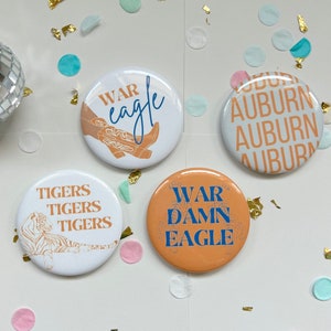 Tailgate Buttons Gameday Girls Football Game Day Pins - Etsy
