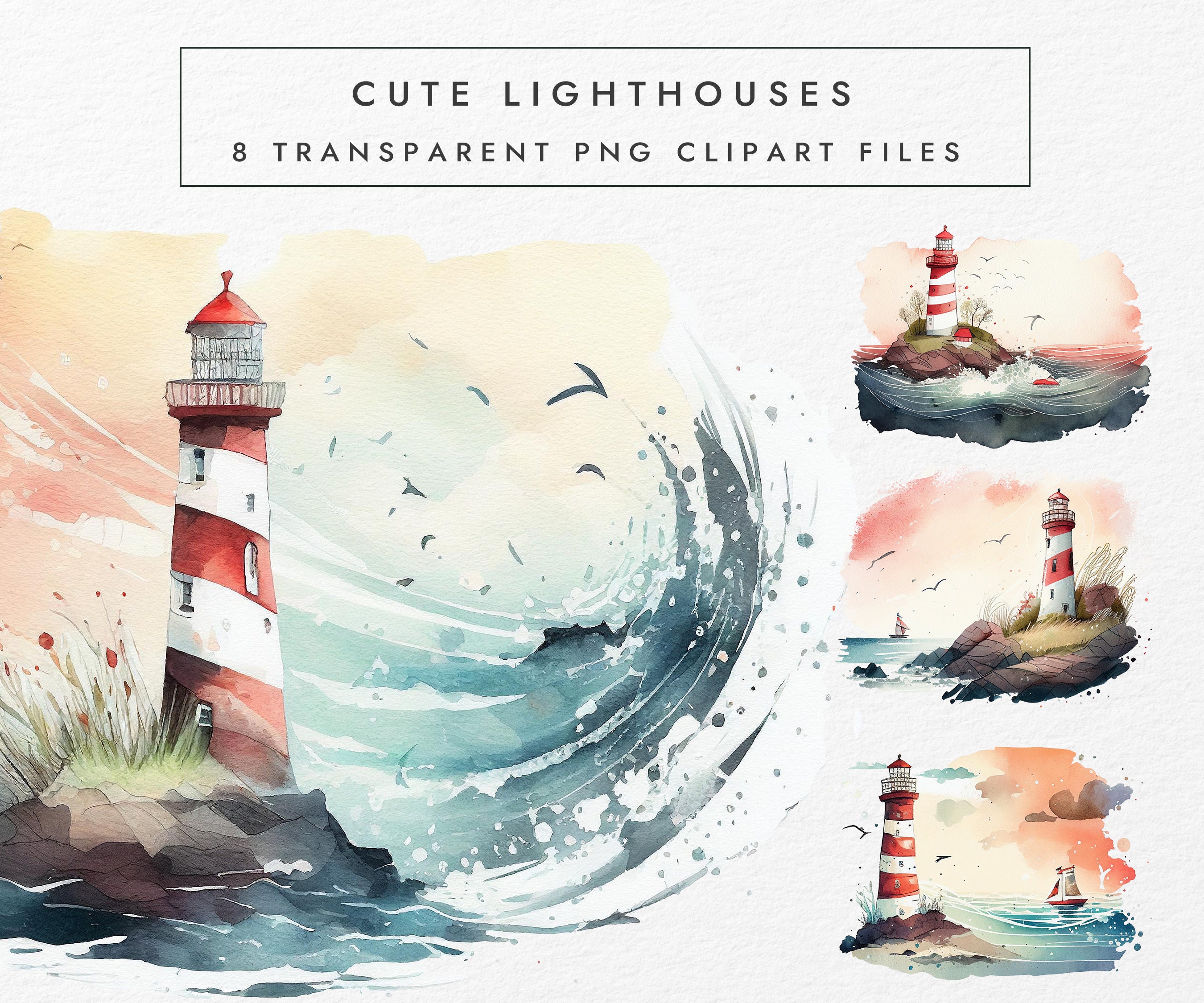 Cute Lighthouse Clipart