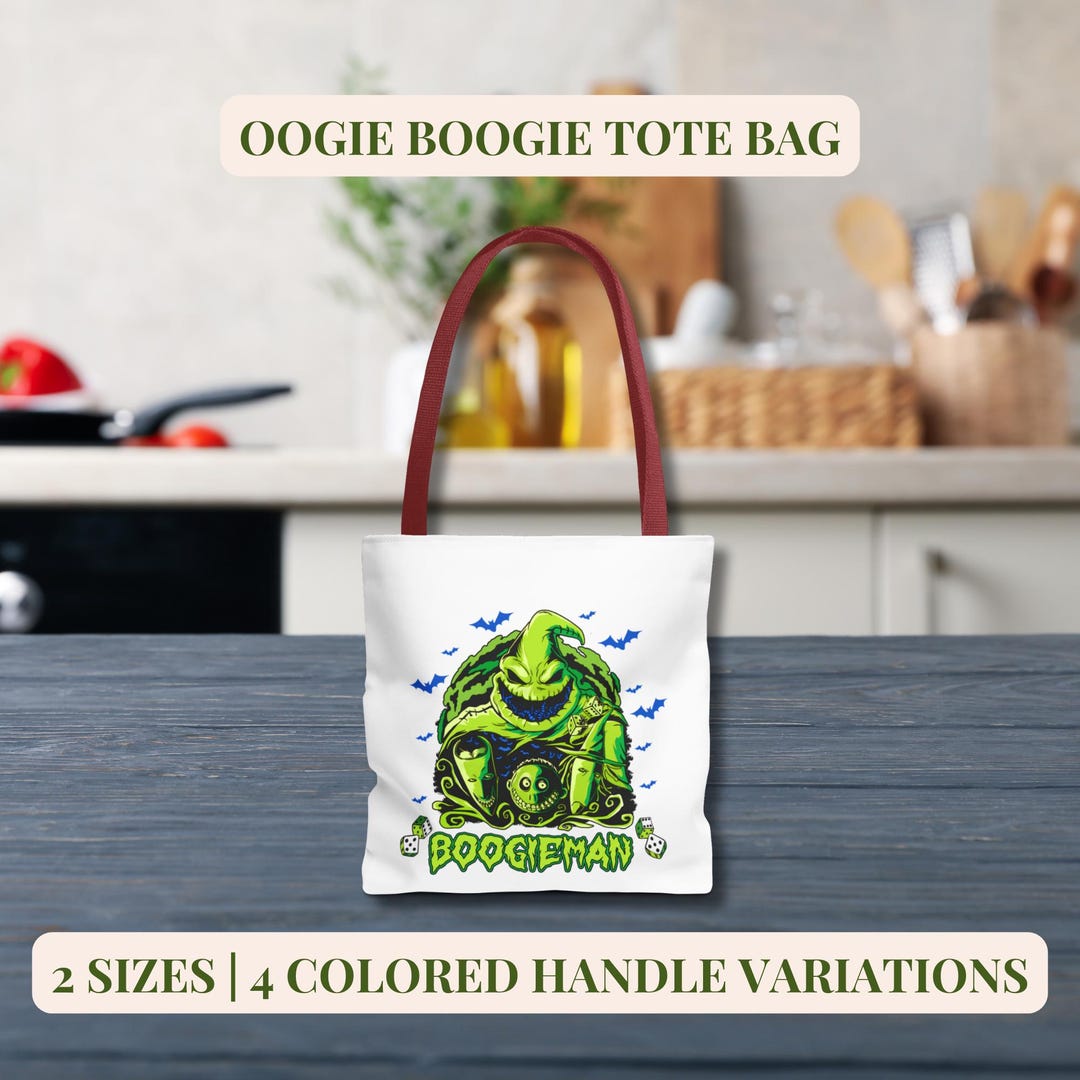 Oogie Boogie Nightmare Before Christmas Halloween Tote Bag Trick or ...