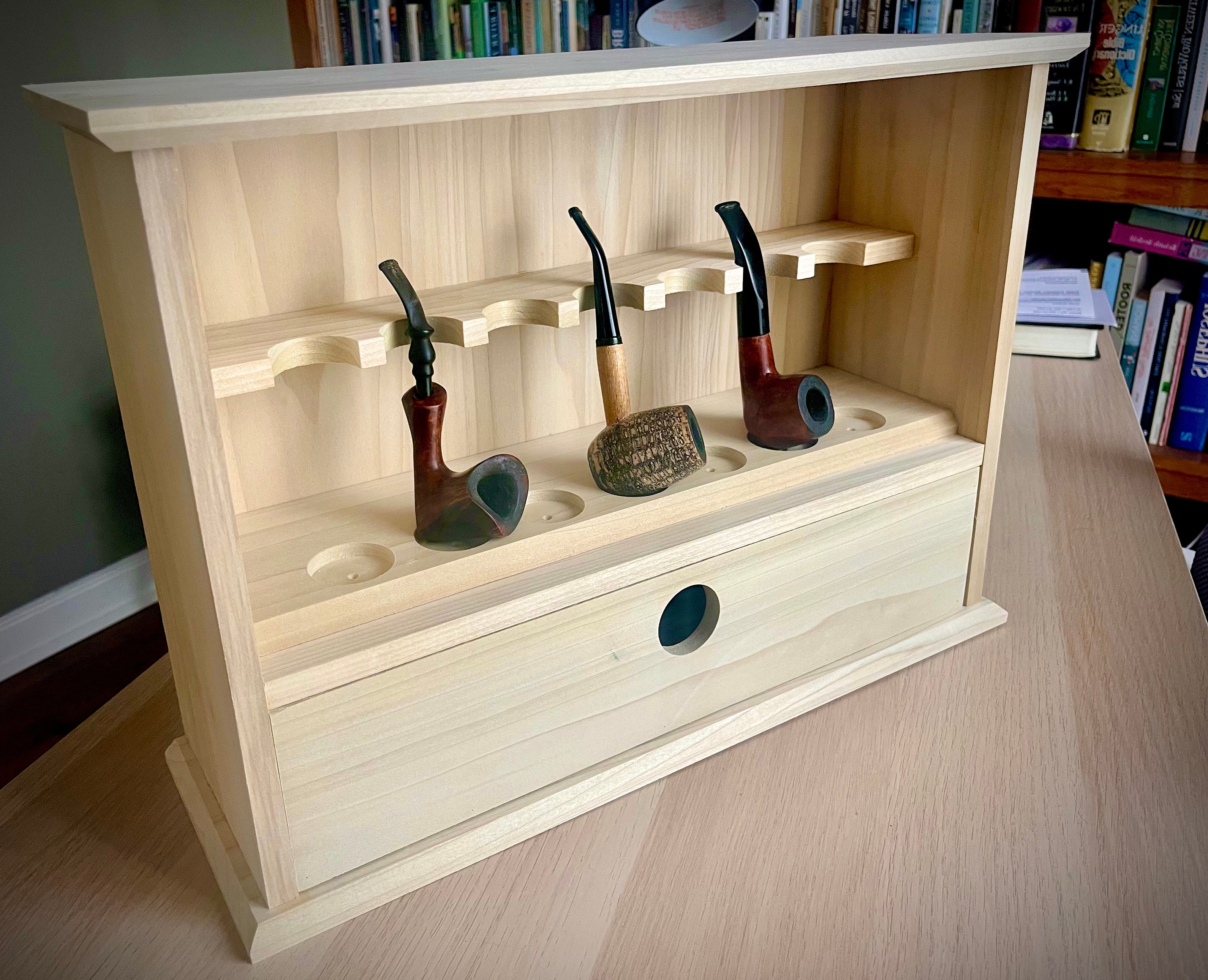 Tobacco Pipe Rack, Pipe Storage, Plans for Pipe Rack, Pipe Rack Plans ...