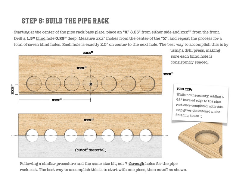 Tobacco Cabinet, Pipe Rack, Tobacco Storage, Plans for Pipe Rack - Etsy