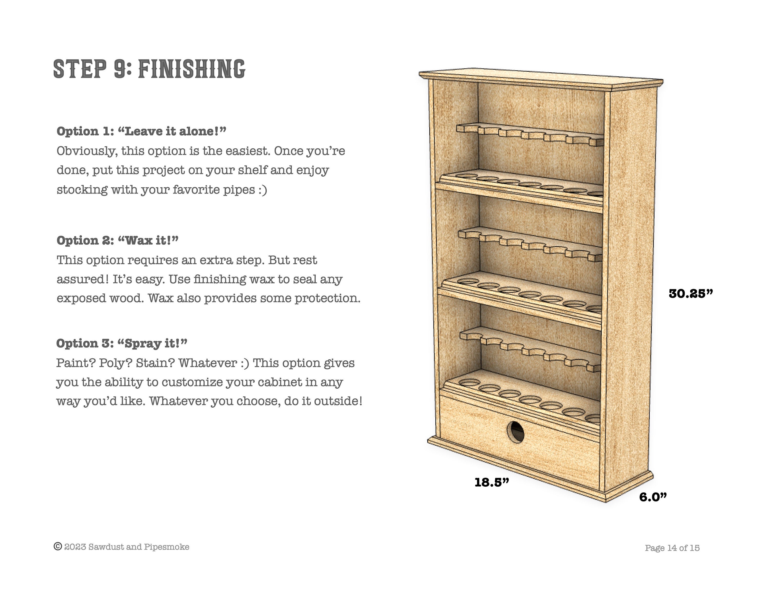 Pipe Rack Plans, Tobacco Pipe Rack, Pipe Rack, Pipe Storage, Plans for ...