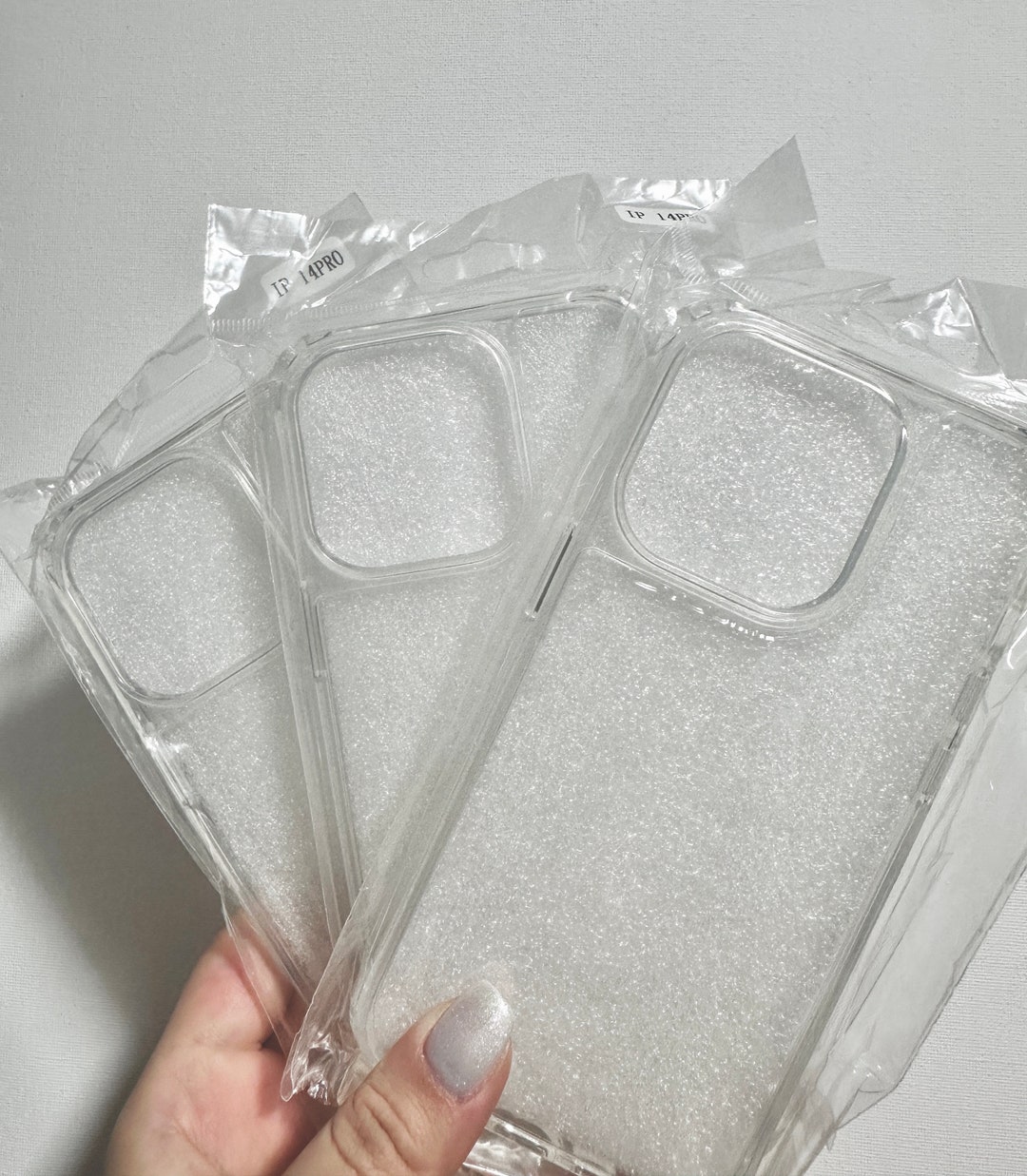 Clear Phone Case With Hooking Holes for Chains, Decoden Blanks, Premium ...