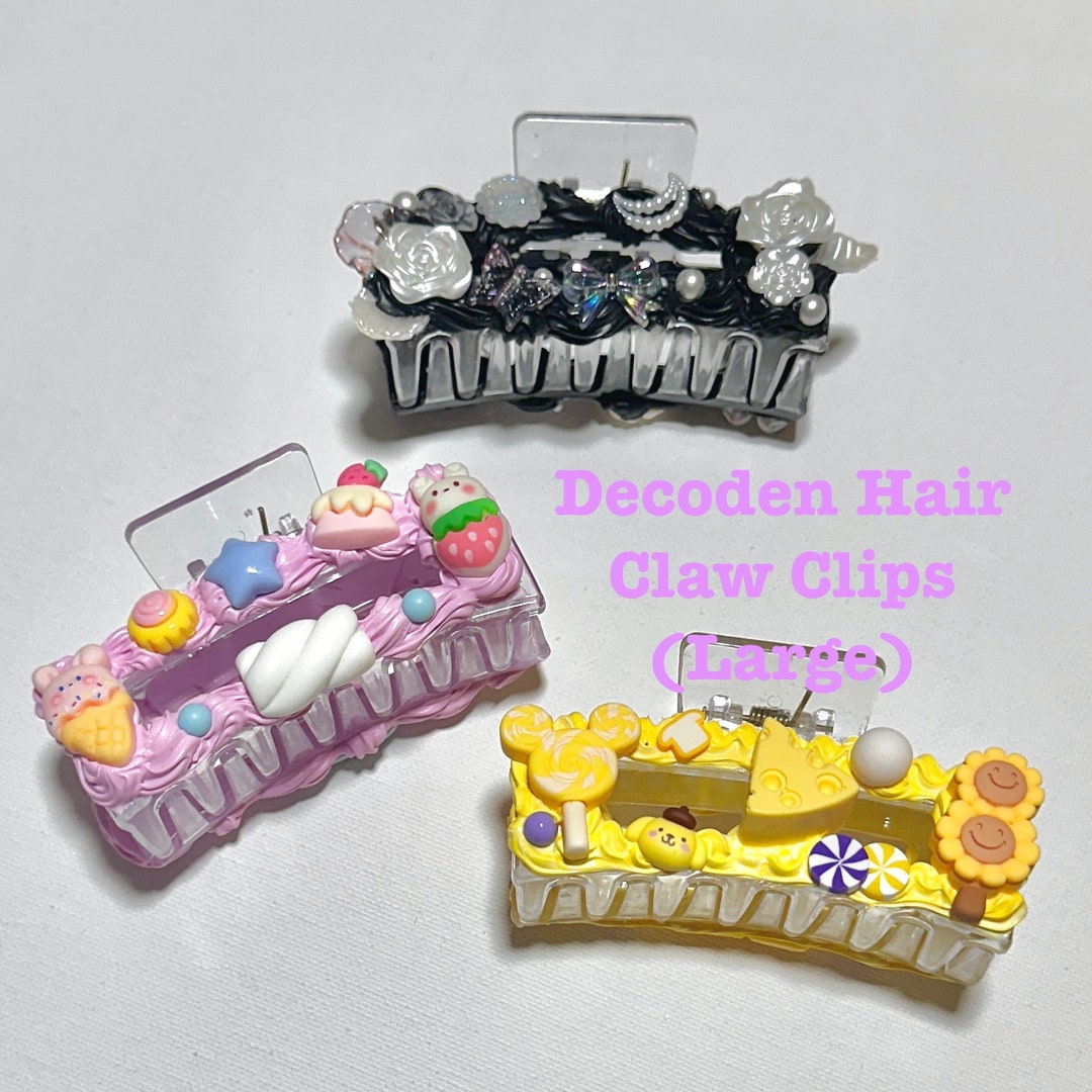 Decoden Handmade Hair Claw Clips Shark Clips for Hair Custom Order ...