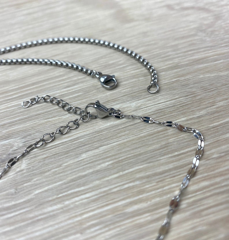Matching Stick Figure Necklace, Couples Necklace Set, Matching Silver ...