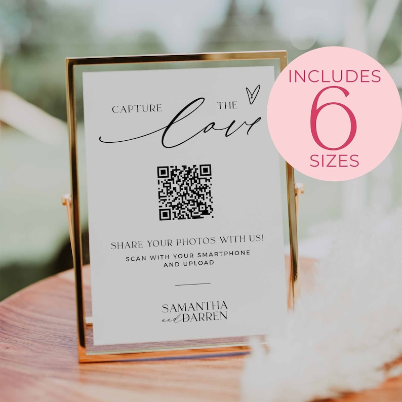 Qr Code for Photo Sharing Wedding Wedding Qr Code Sign - Etsy Qr Code for Photo Sharing Wedding Wedding Qr Code Sign - Etsy