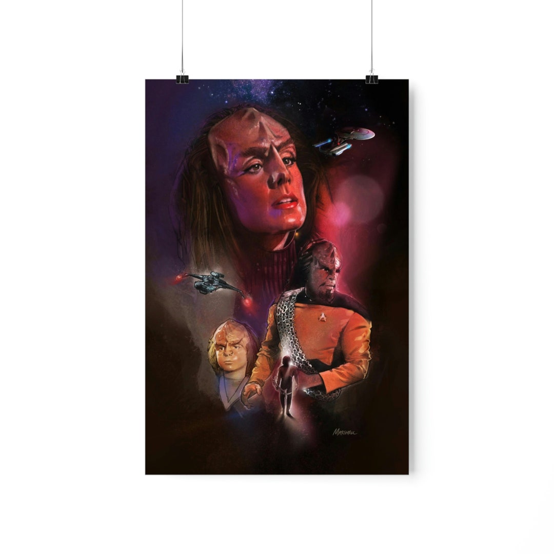 STAR TREK WORF Michael Dorn Poster - Etsy