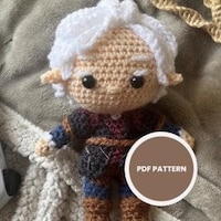 Astarion Amigurumi Doll Pattern - Baldur's Gate 3 - Etsy
