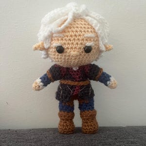 Astarion Amigurumi Doll Pattern - Baldur's Gate 3 - Etsy