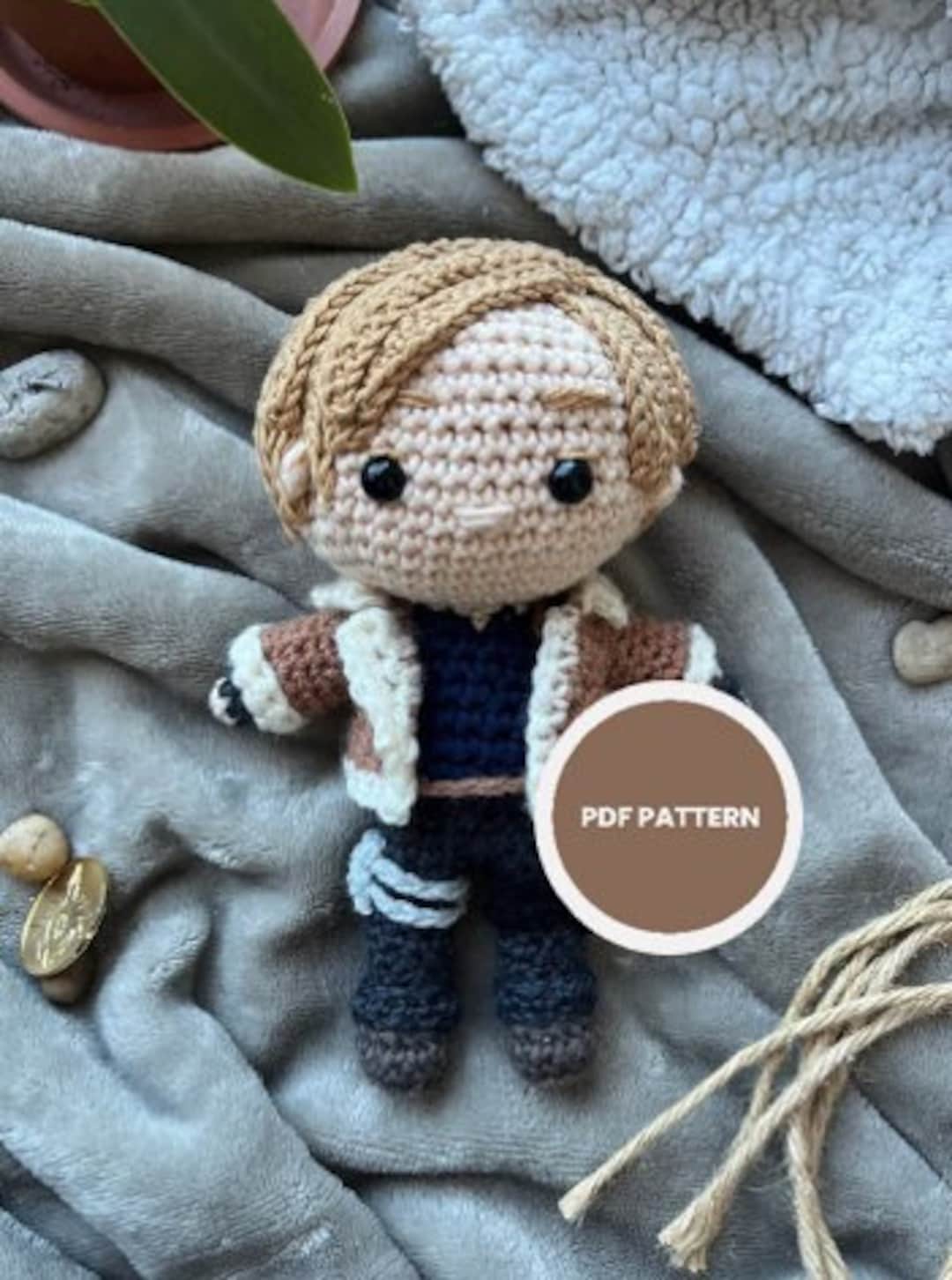 Leon Kennedy Amigurumi Doll Pattern - Resident Evil - Etsy