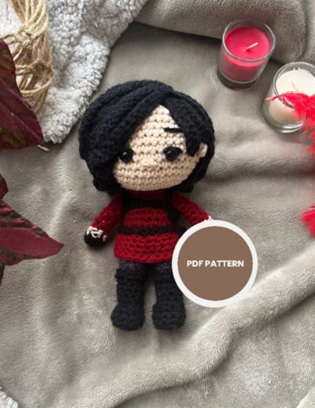 Ada Wong Amigurumi Doll Pattern - Resident Evil - Etsy