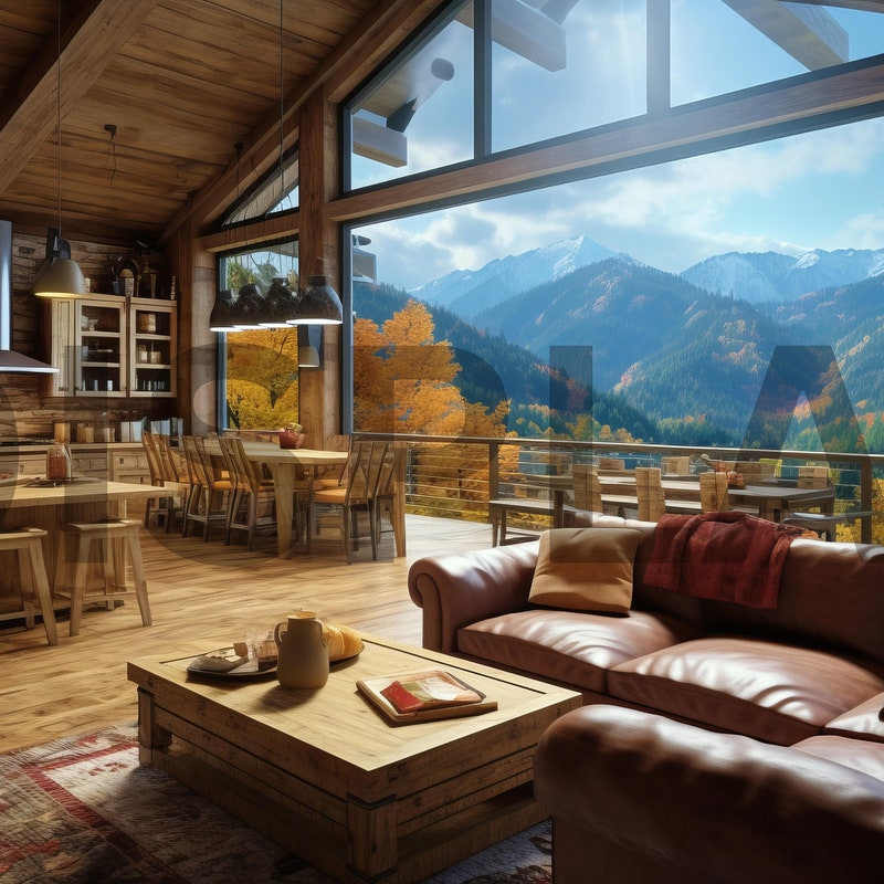 Teams Background Cabin - Etsy