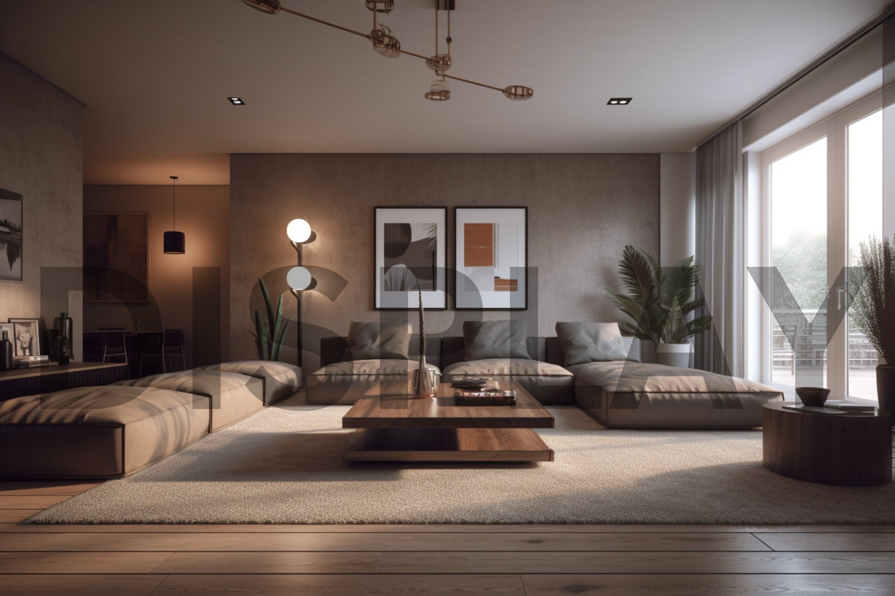 Living Room Virtual Background, Book Shelves Backdrop, Facebook ...