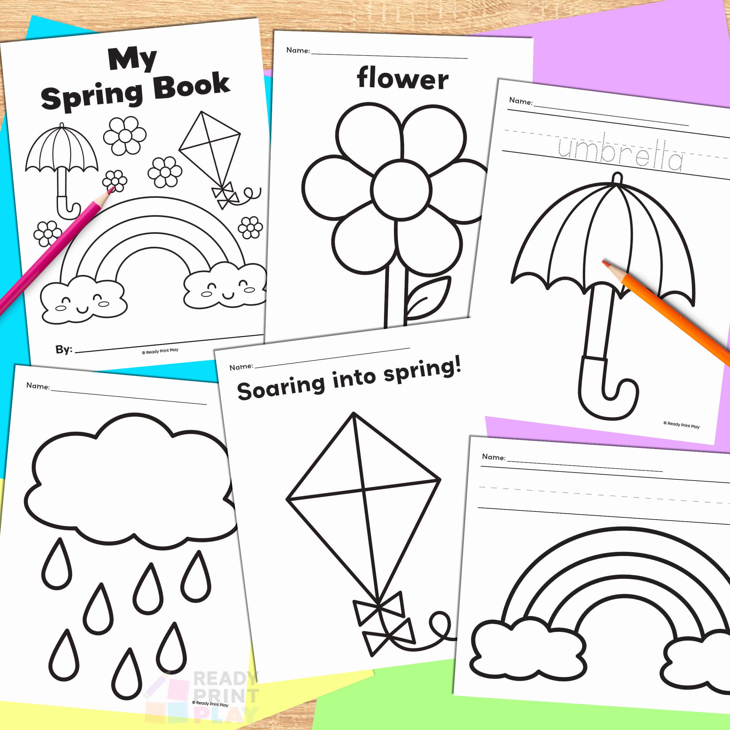Spring Fine Motor Tear Art Crafts | Preschool Center Activity - Etsy