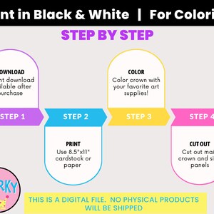 Kindergarten Graduation Hat Printable Crown Template | End of the Year ...