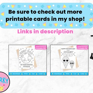 Father’s Day Card for Coloring | Printable Fathers Day Craft to Color ...