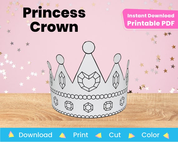 Princess Tiara Template Printable