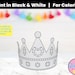 Fairytale Princess Crown Printable | Paper Birthday Hat Template | DIY ...