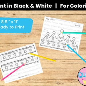 Fairytale Princess Crown Printable | Paper Birthday Hat Template | DIY ...