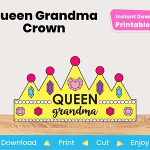 Earth Day Craft Printable Paper Crown Hat Template DIY Kids Coloring ...