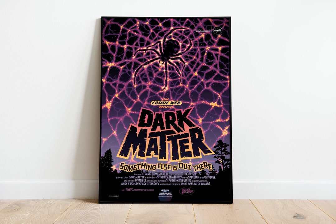 Dark Matter | Sci-fi Prints Space Digital Poster | Futur Nasa | Vintage ...