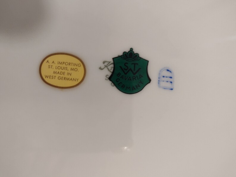 STW Bavaria Germany Porcelain Plate Snipes Quail - Etsy