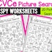 Cvce Phonics Picture Search I Spy Read and Find Worksheet Puzzles - Etsy