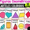 Carteles De Figuras Geométricas 2D Y 3D Spanish Shapes Posters - Etsy