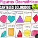 Carteles De Figuras Geométricas 2D Y 3D Spanish Shapes Posters - Etsy