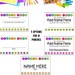 Printable Colorful Punch Cards, Incentive Reward Cards for Students ...