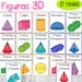 Carteles De Figuras Geométricas 2D Y 3D Spanish Shapes Posters - Etsy