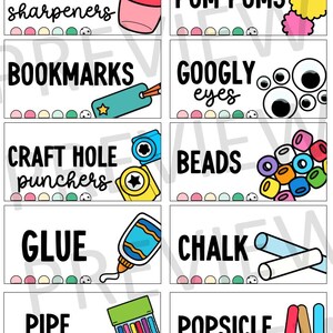 Editable Teacher Toolbox Labels, Iris Organizer (digital Download) - Etsy